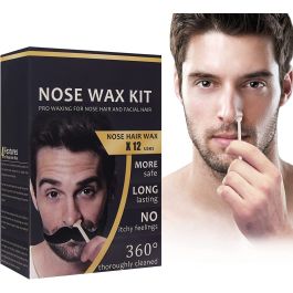 Kit Di Cera Per Naso Da Uomo - 100 G/ 12 Volte Di Utilizzo