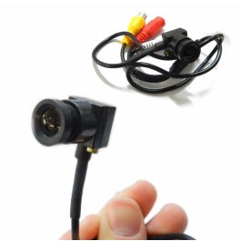 CIMICE MINI MICRO TELECAMERA CAMERA CAM SPIA SPY COLORI AUDIO CON ...