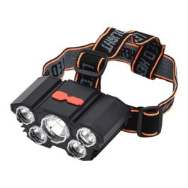 Lampada frontale a LED Luce forte Torcia elettrica super luminosa ...