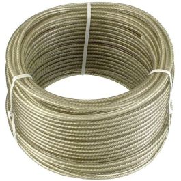 Cavetto in Acciaio ottonato rivestito in PVC, 20 Metri, Diametro 6 mm