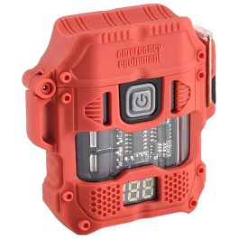 Torcia in ABS a luce forte con doppia fiamma antivento